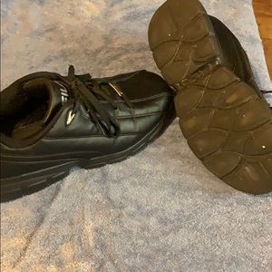 Fila | Shoes | Mens All Black Fila | Poshmark